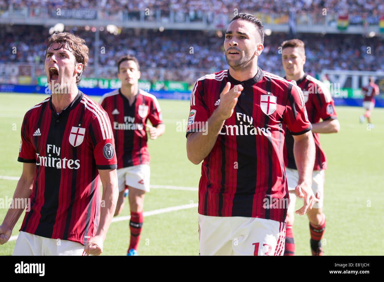 Cesena, Italy. 28th Sep, 2014. Adil Rami (Milan) Football/Soccer : Adil ...