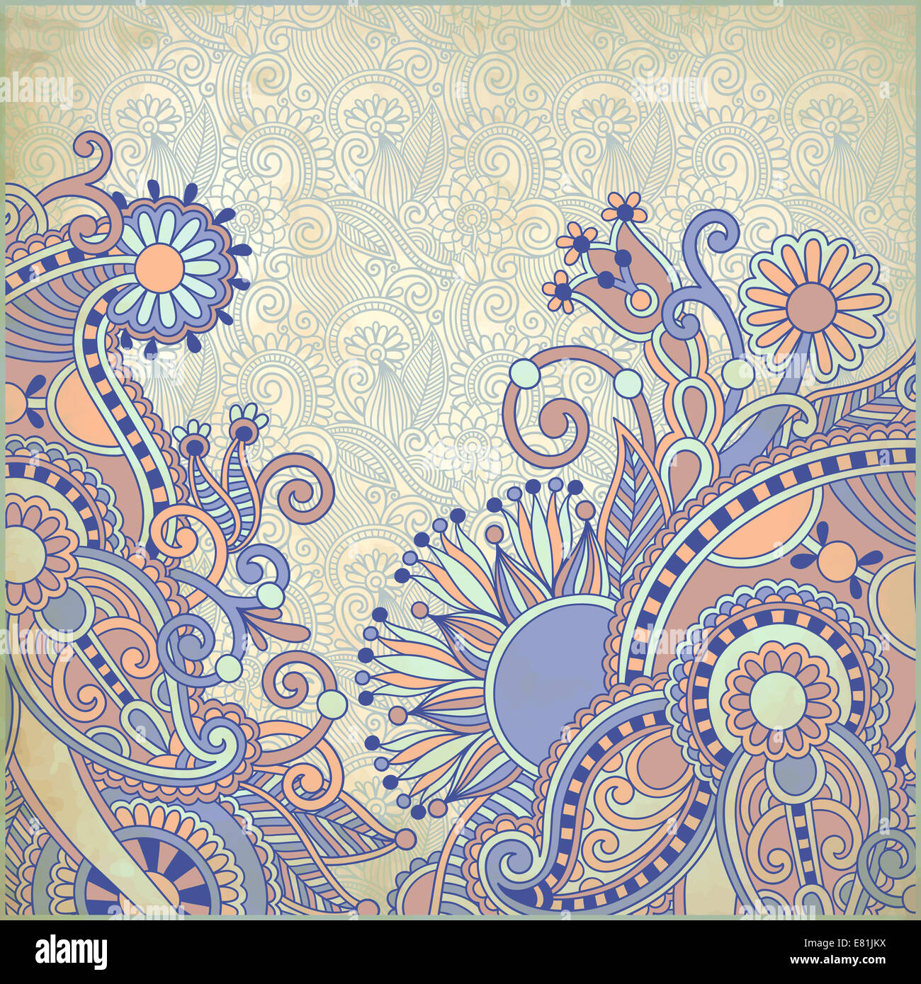 ornate card announcement Stock Photo - Alamy