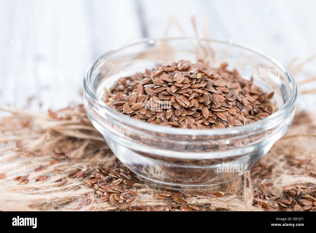 Brown linseeds hi-res stock photography and images - Alamy