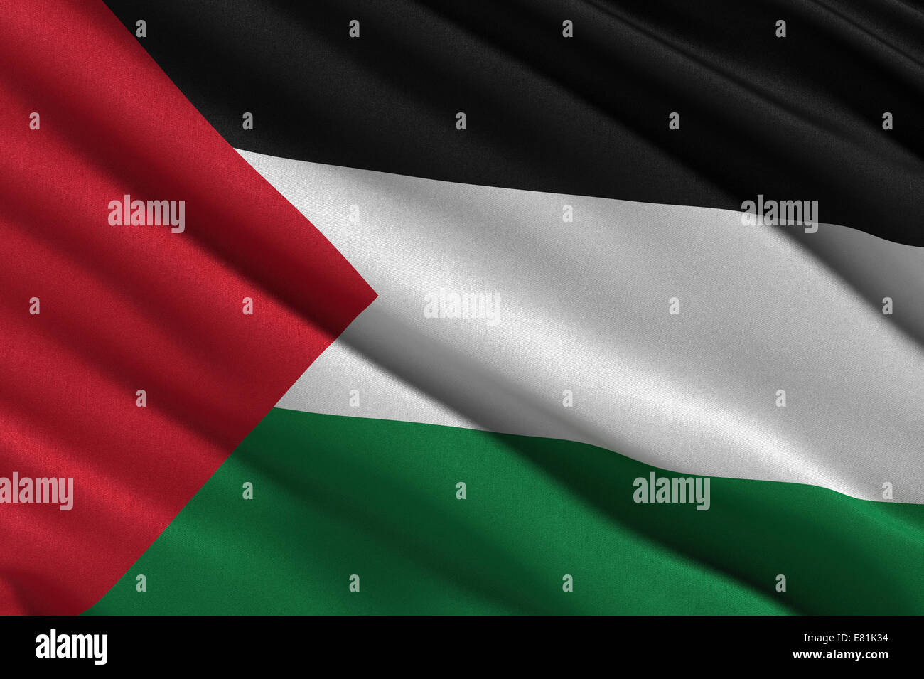 State flag of Palestine Stock Photo - Alamy