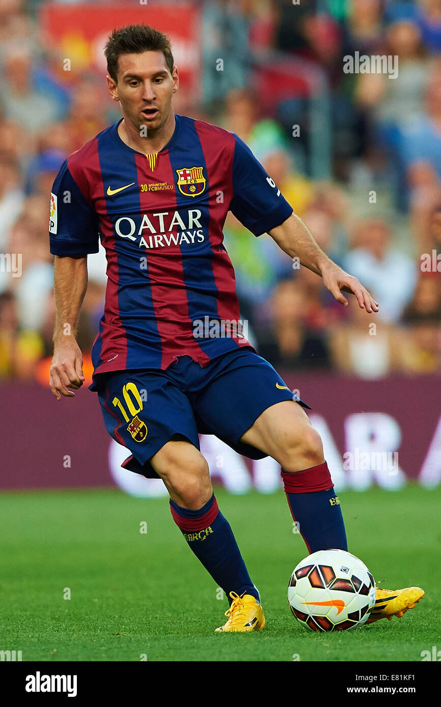 Lionel Messi (FC Barcelona), during La Liga soccer match between FC ...