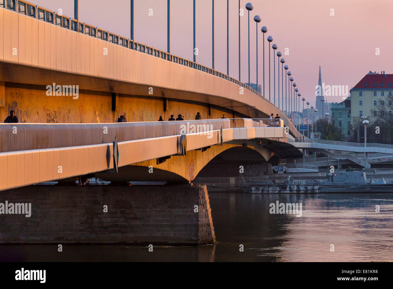 Reichsbrücke or Empire Bridge, Donau City, Vienna, State of Vienna ...