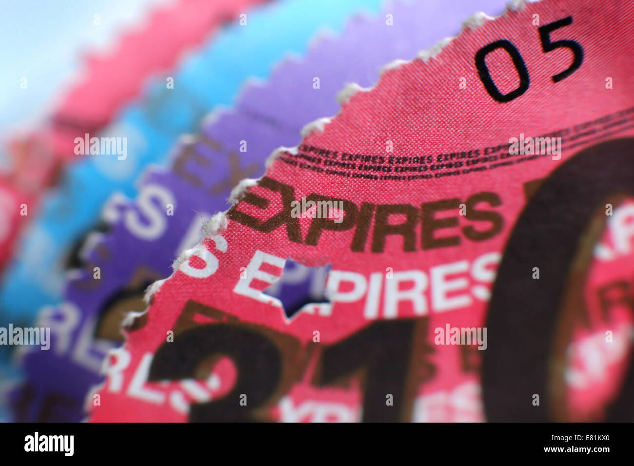 Tax discs hi-res stock photography and images - Alamy