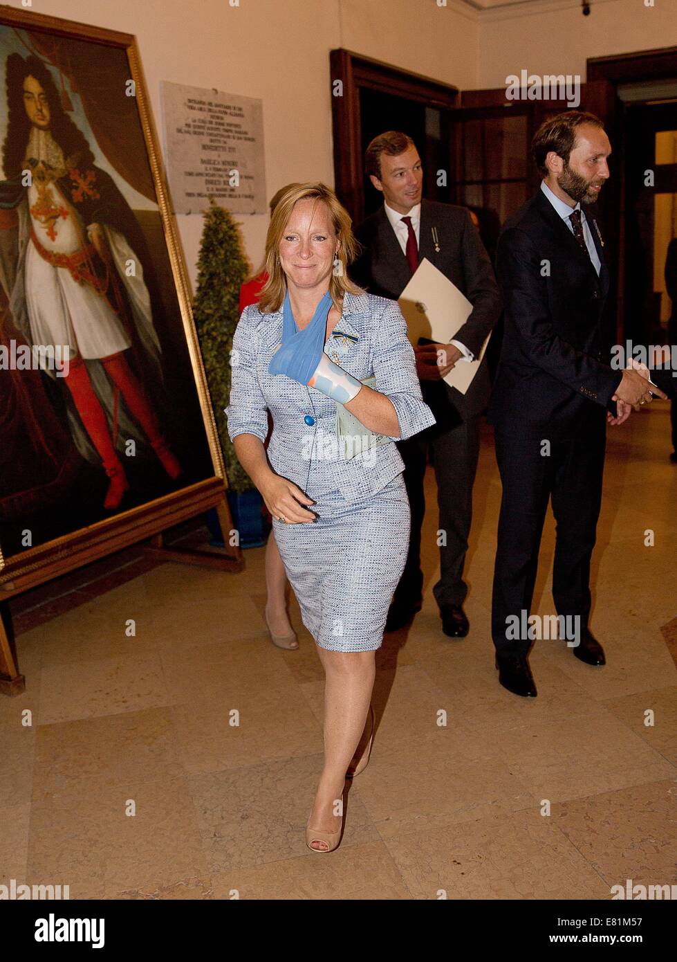 Princess Margarita de Bourbon Parme and Tjalling ten Cate during the ...