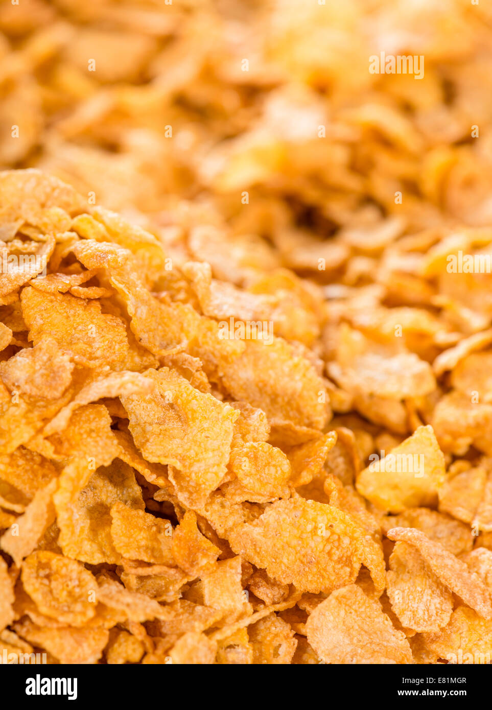 Cornflakes (close-up shot) for use as background image or as texture ...
