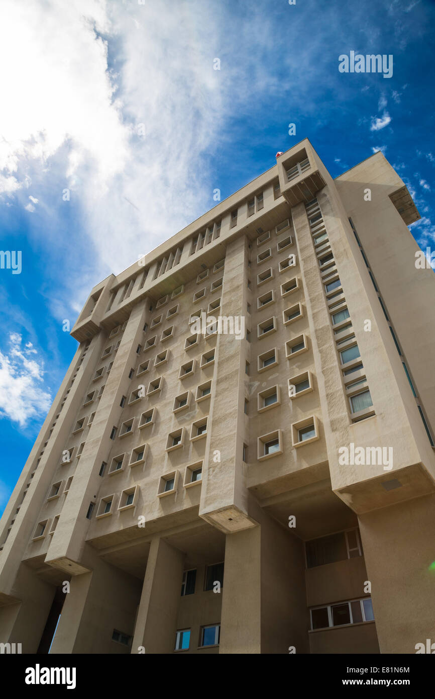 The hospital of Trieste, Italy, in a skyscrape Stock Photo - Alamy