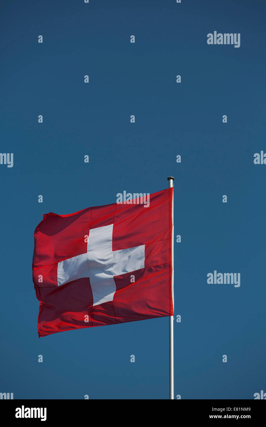 Swiss flag swiss flag hi-res stock photography and images - Alamy