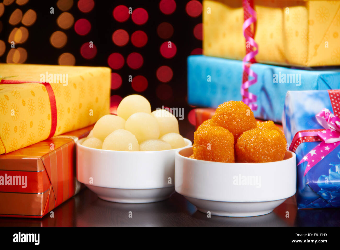 Indian sweets stack hi-res stock photography and images - Alamy