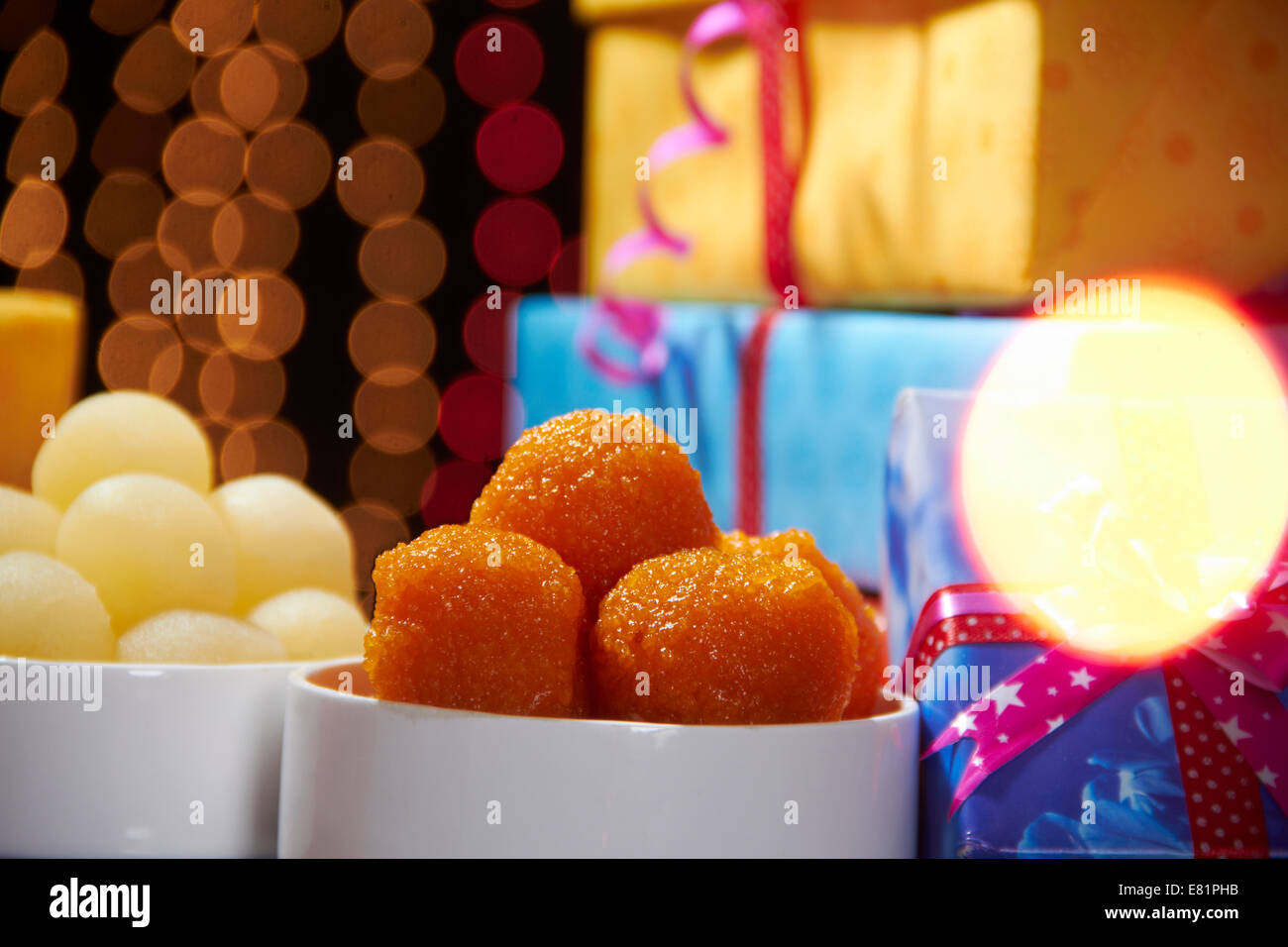 Indian sweets stack hi-res stock photography and images - Alamy