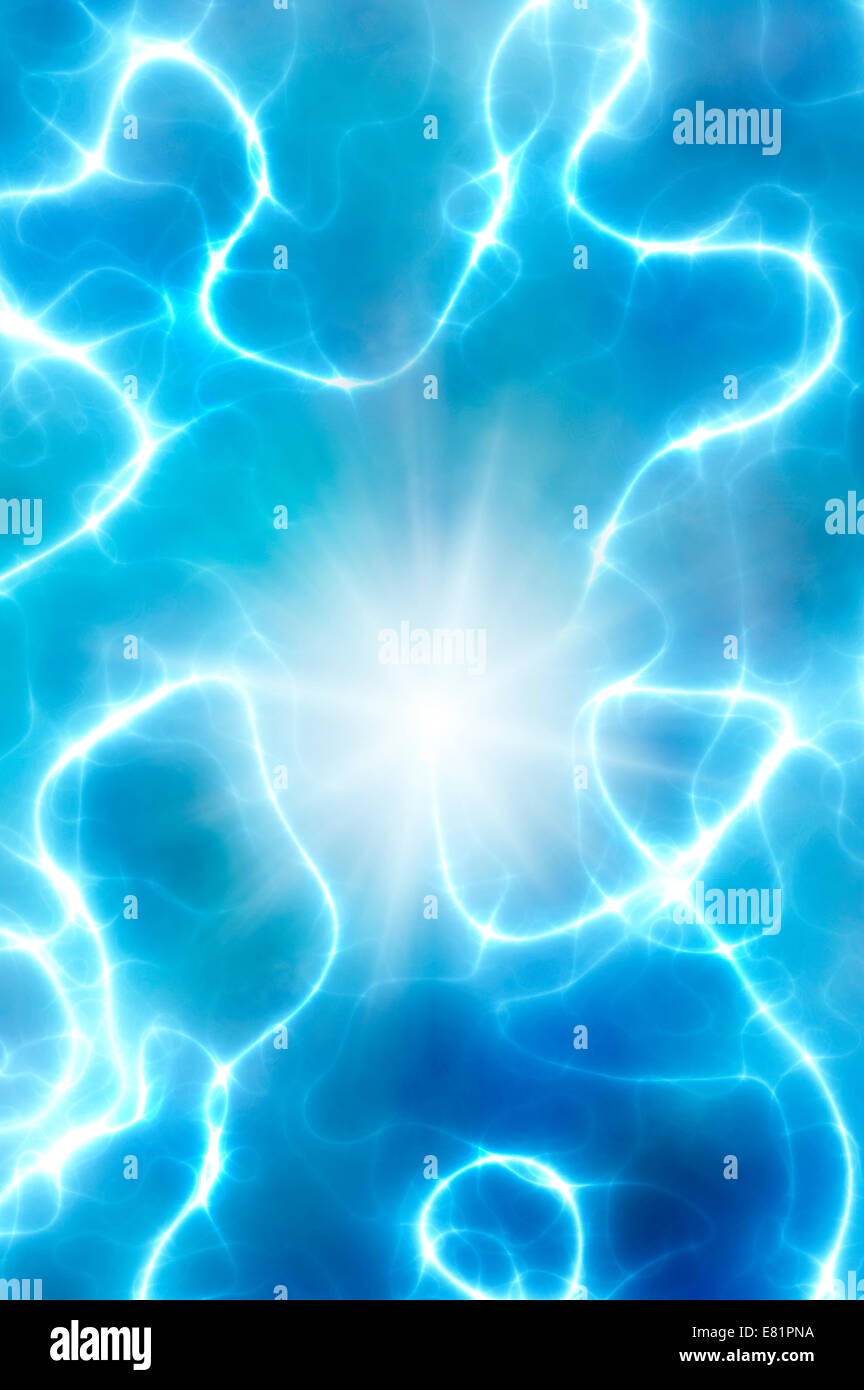 blue lights abstract background Stock Photo - Alamy