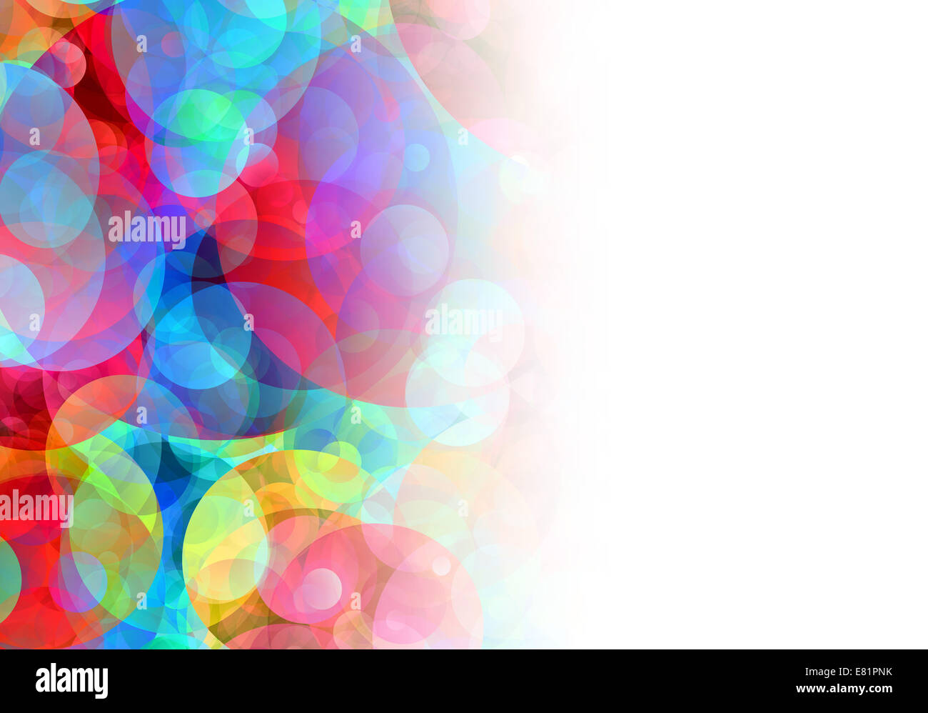 Abstract colorful circles background hi-res stock photography and ...