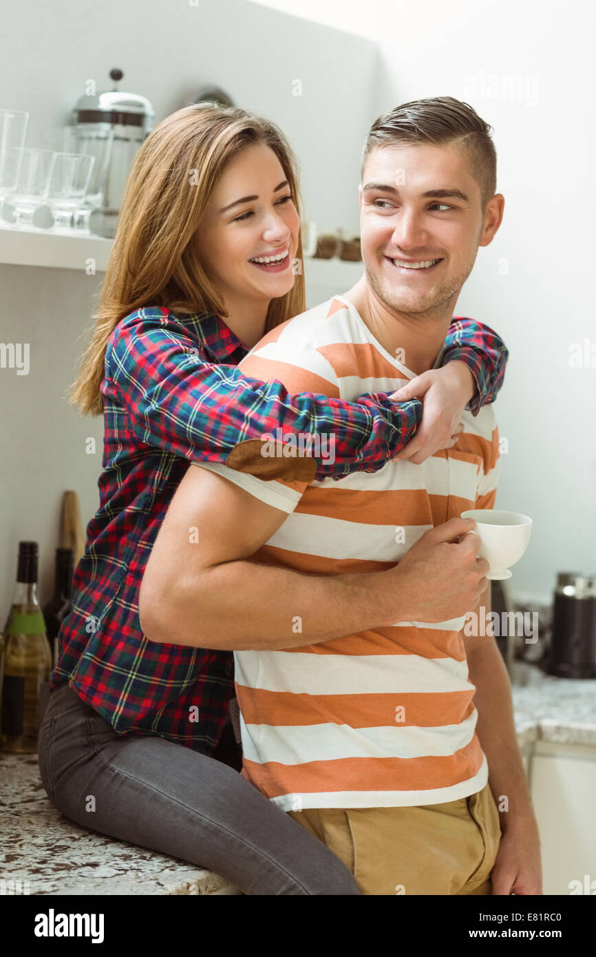 Cute couple spending time together Stock Photo - Alamy