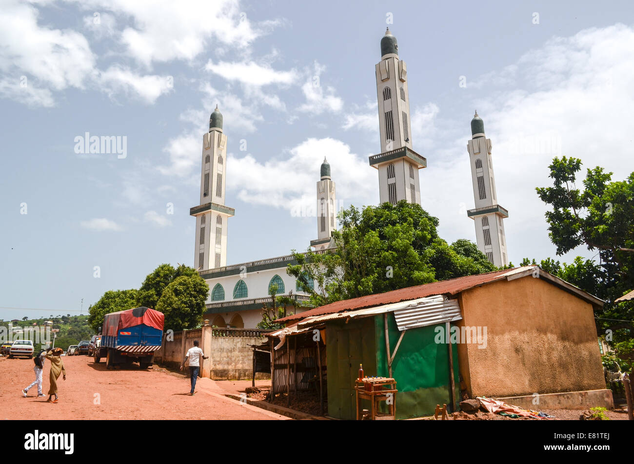Mosque of Dalaba, region of the Fouta, Guinea Stock Photo - Alamy