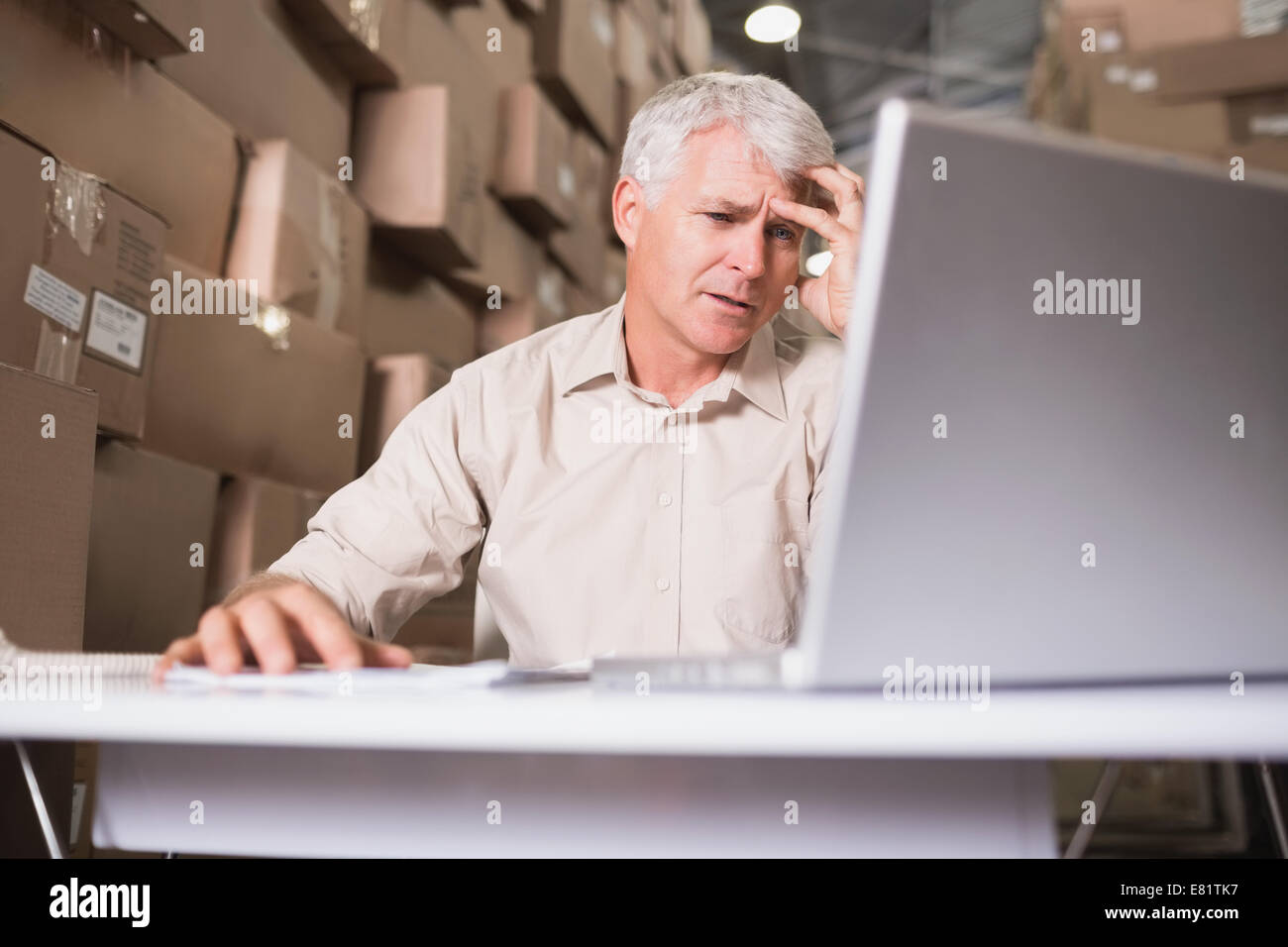 Concerned manager hi-res stock photography and images - Alamy