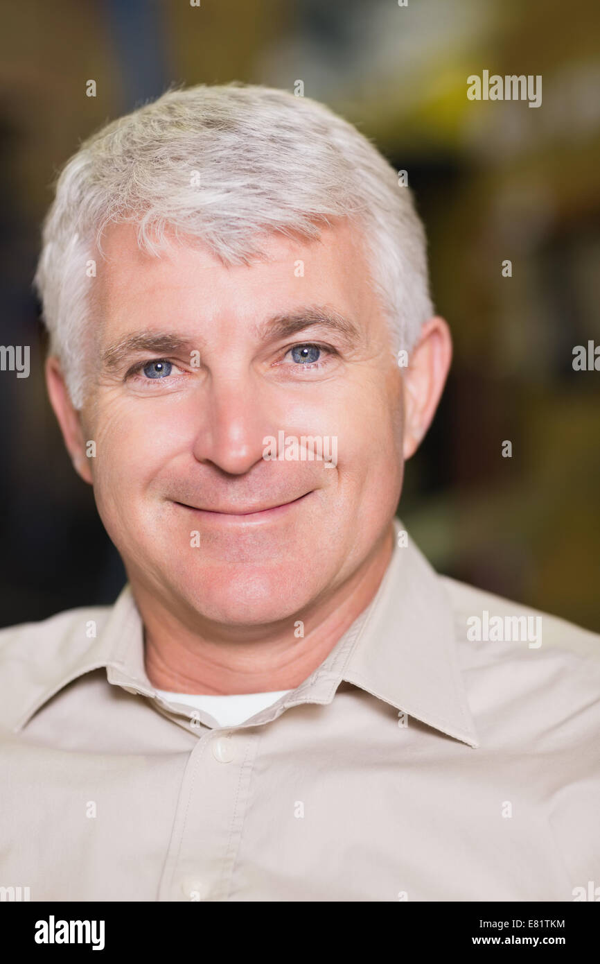 Smiling workman hi-res stock photography and images - Alamy