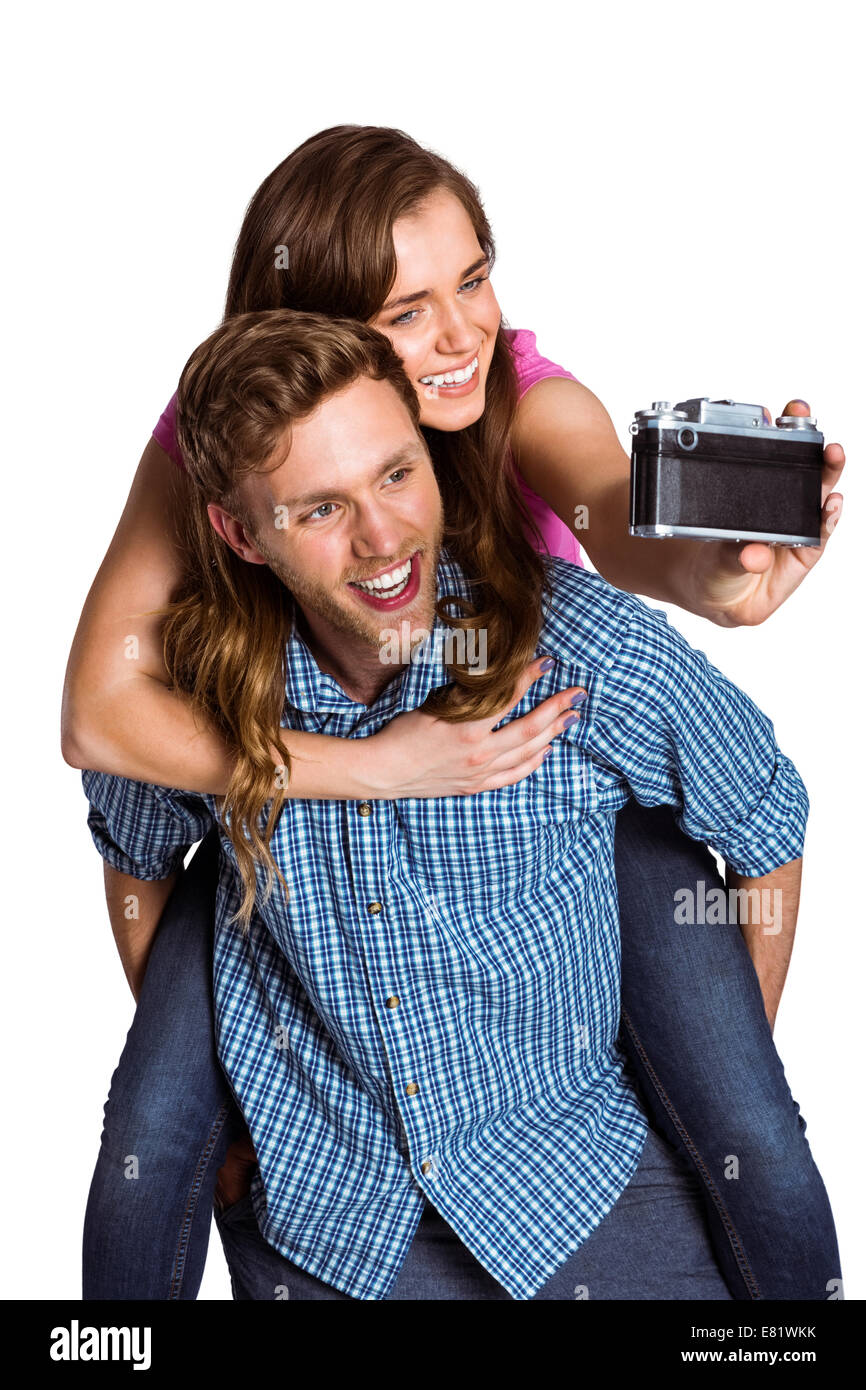 Woman carrying camera taking hi-res stock photography and images - Alamy