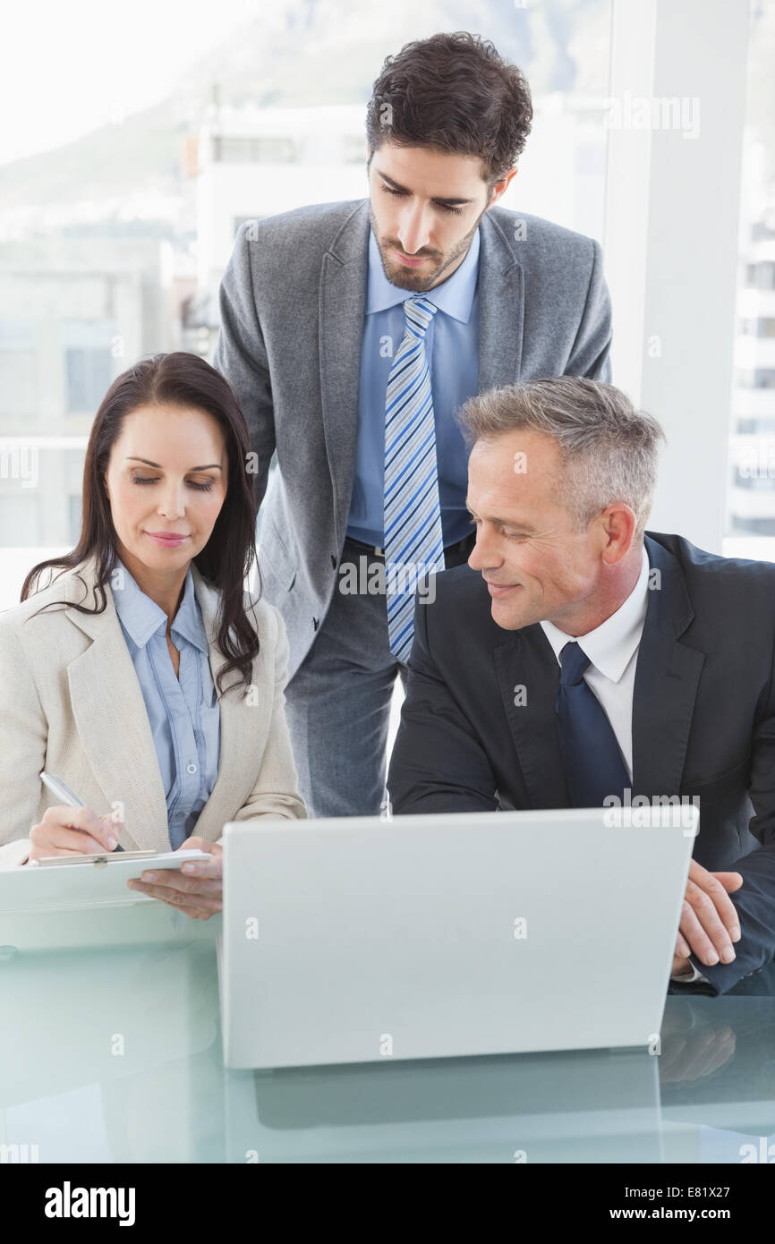 Business people working well together Stock Photo - Alamy