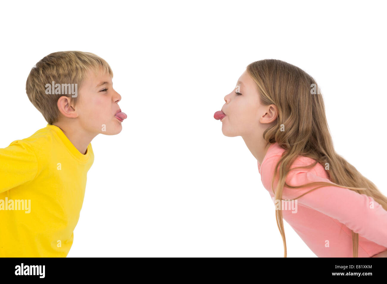 His brother teasing him hi-res stock photography and images - Alamy