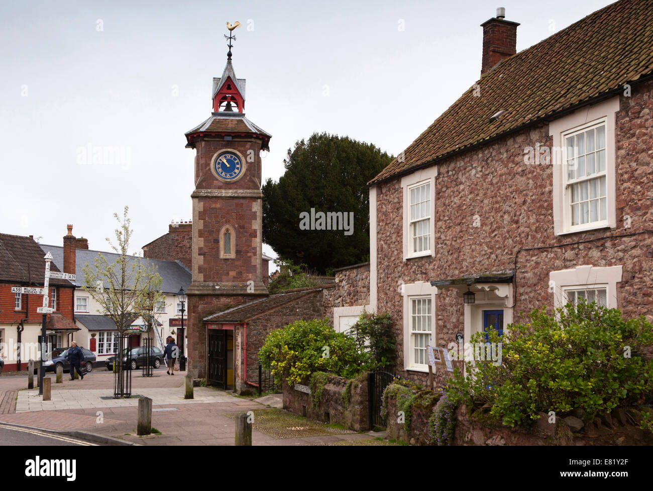 UK, England, Somerset, Nether Stowey, Queen Victoria’s Silver Jubilee ...