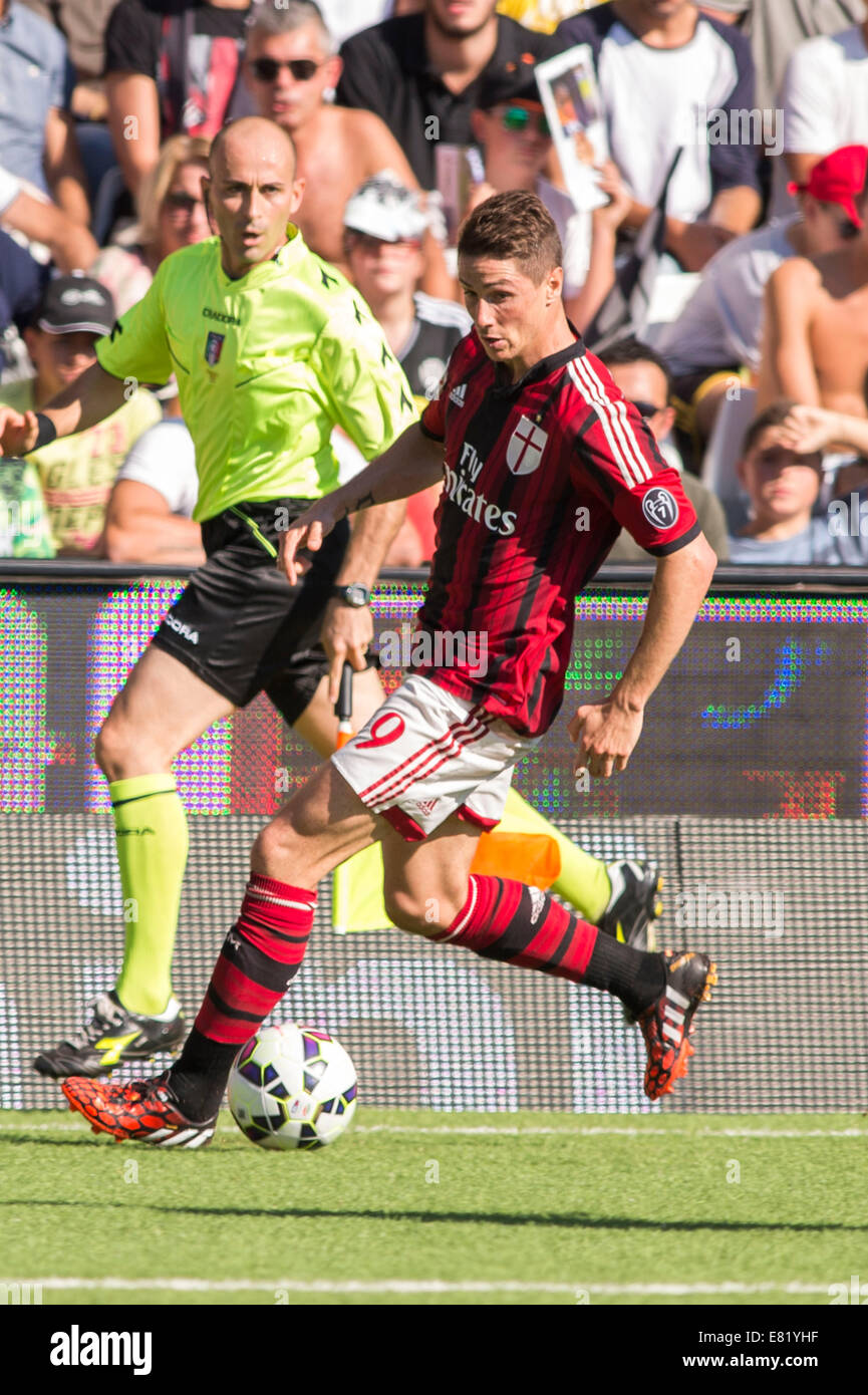 Cesena, Italy. 28th Sep, 2014. Fernando Torres (Milan) Football/Soccer ...
