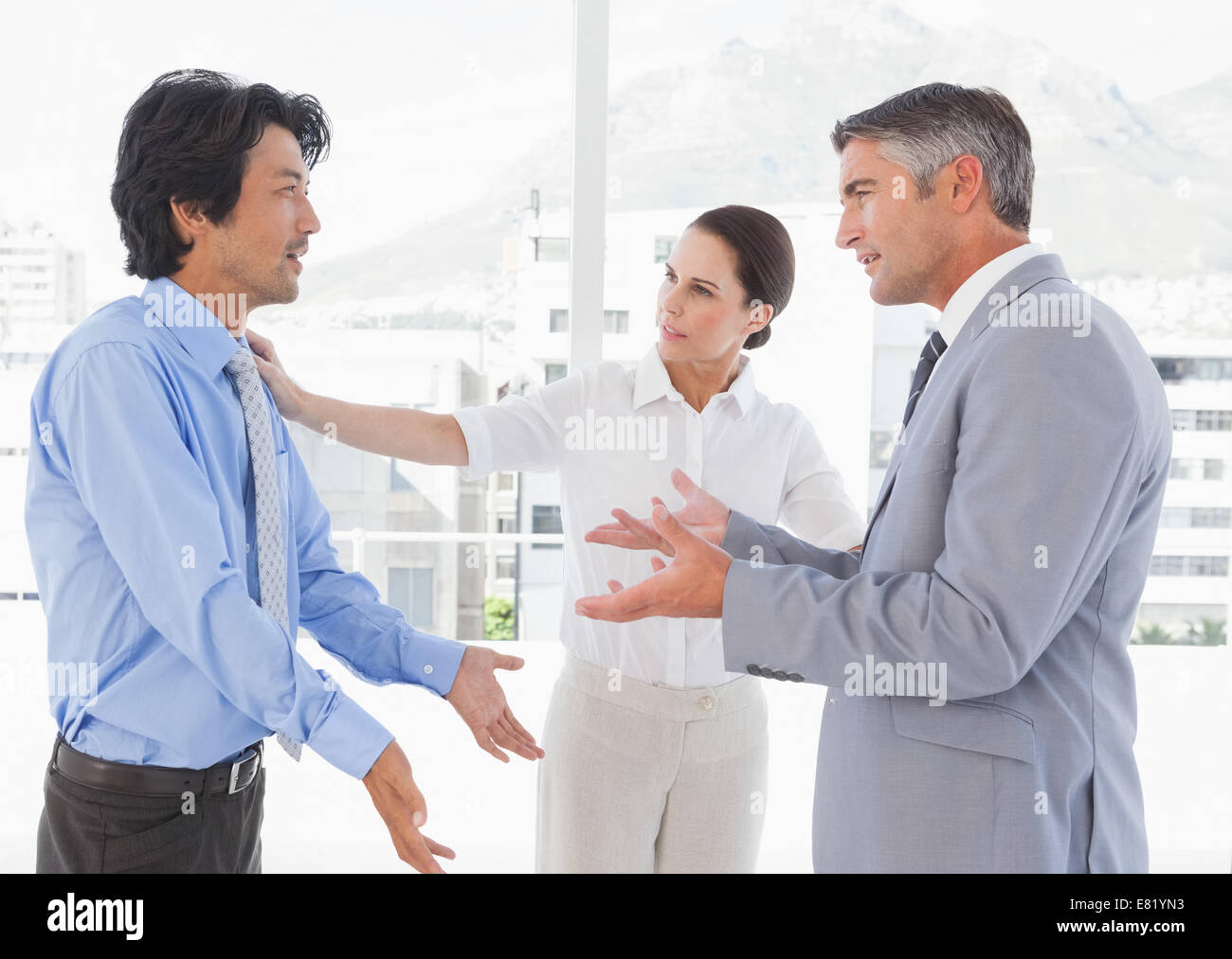 Business people having an argument Stock Photo - Alamy