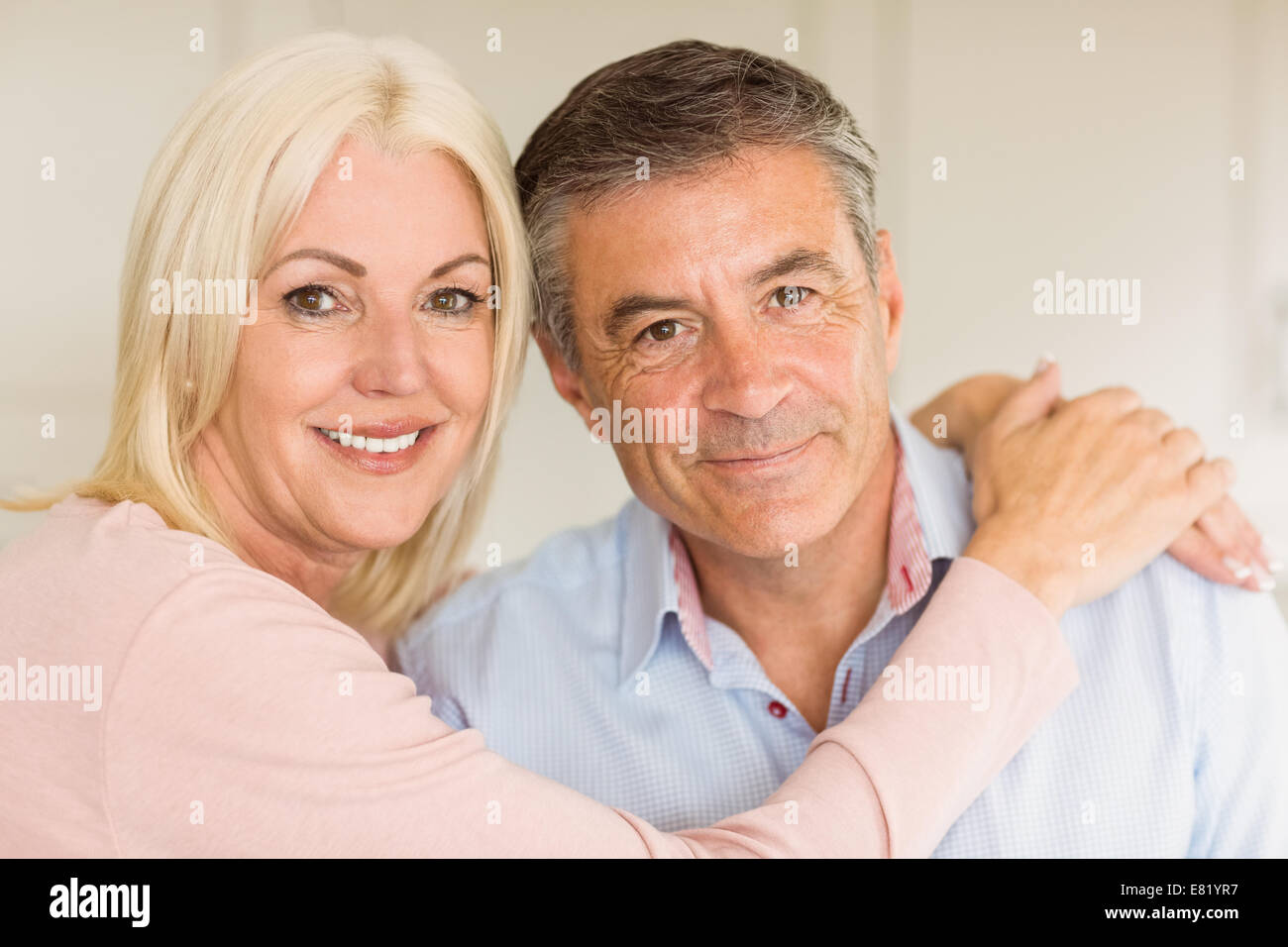 Happy mature couple smiling together Stock Photo - Alamy