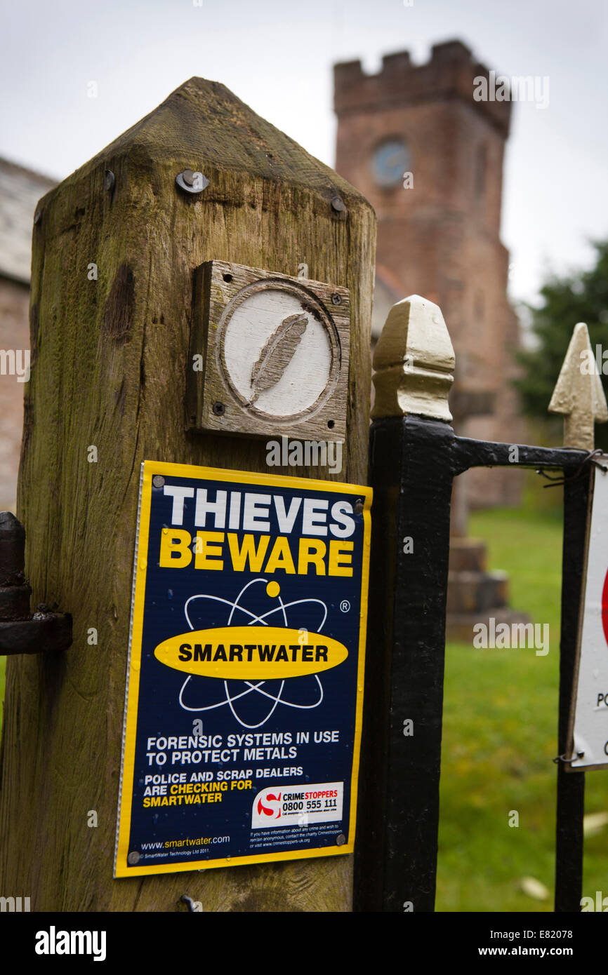 Smartwater warning sign hi-res stock photography and images - Alamy