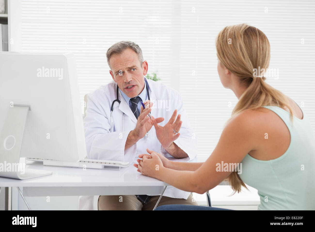 Adult man take test hi-res stock photography and images - Alamy