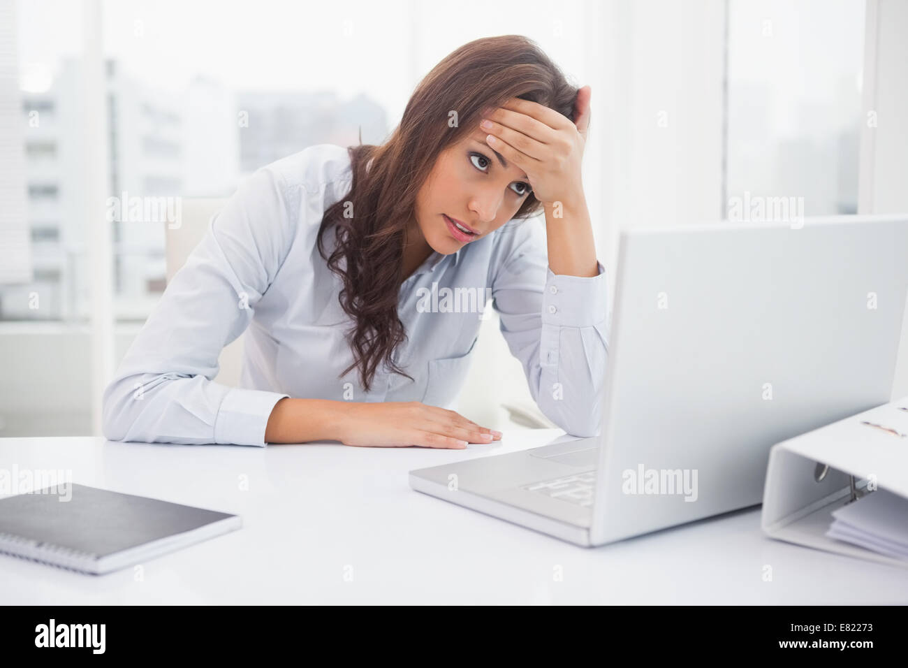 Stressed exhausted woman working hi-res stock photography and images ...