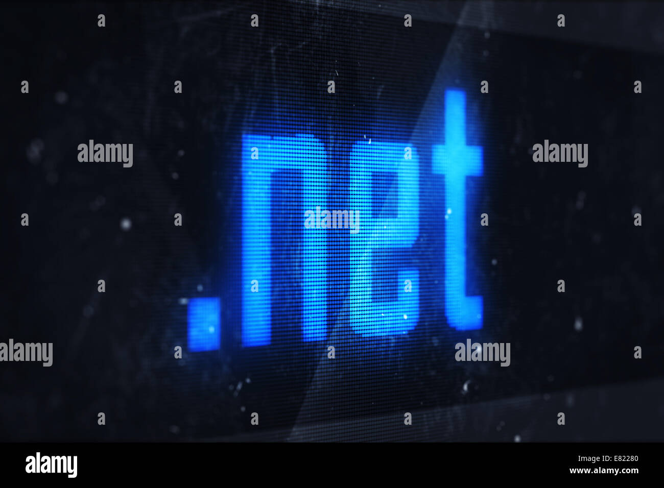 3d illustration of net domain names and internet concept digital screen ...
