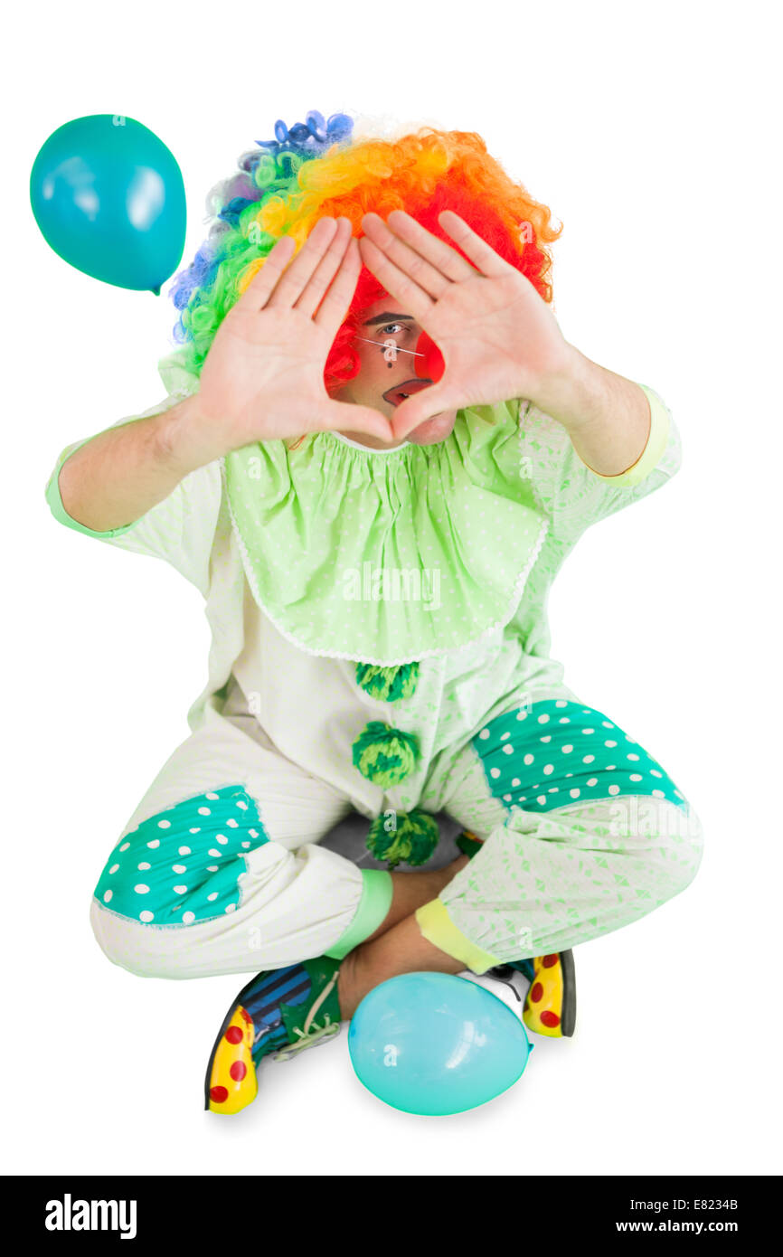 Framing her face with her hands hi-res stock photography and images - Alamy