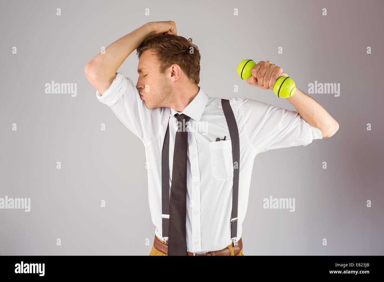 Geek man proud hi-res stock photography and images - Alamy