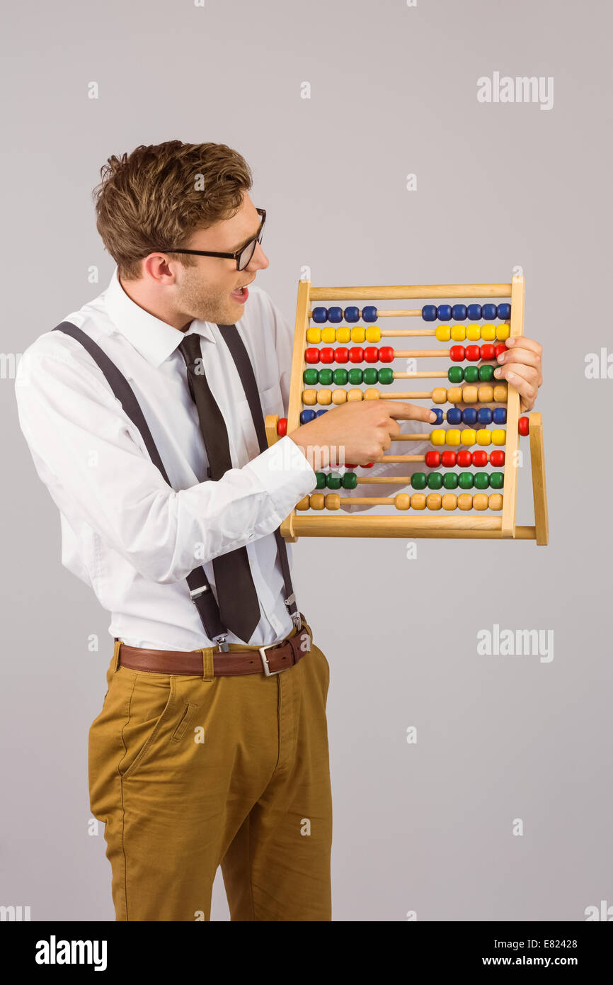 Accountant with abacus hi-res stock photography and images - Alamy