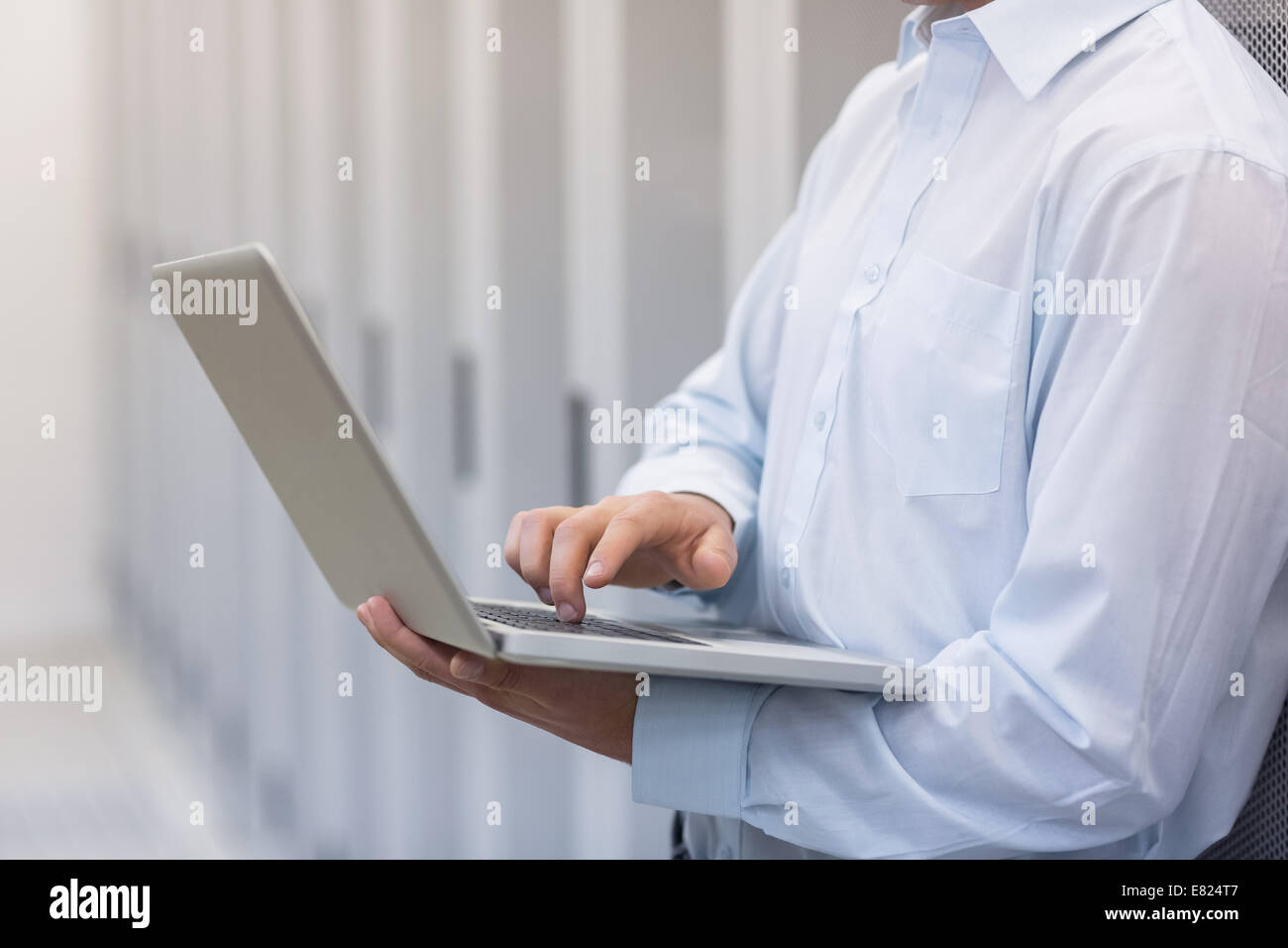 Typing notebook hi-res stock photography and images - Alamy