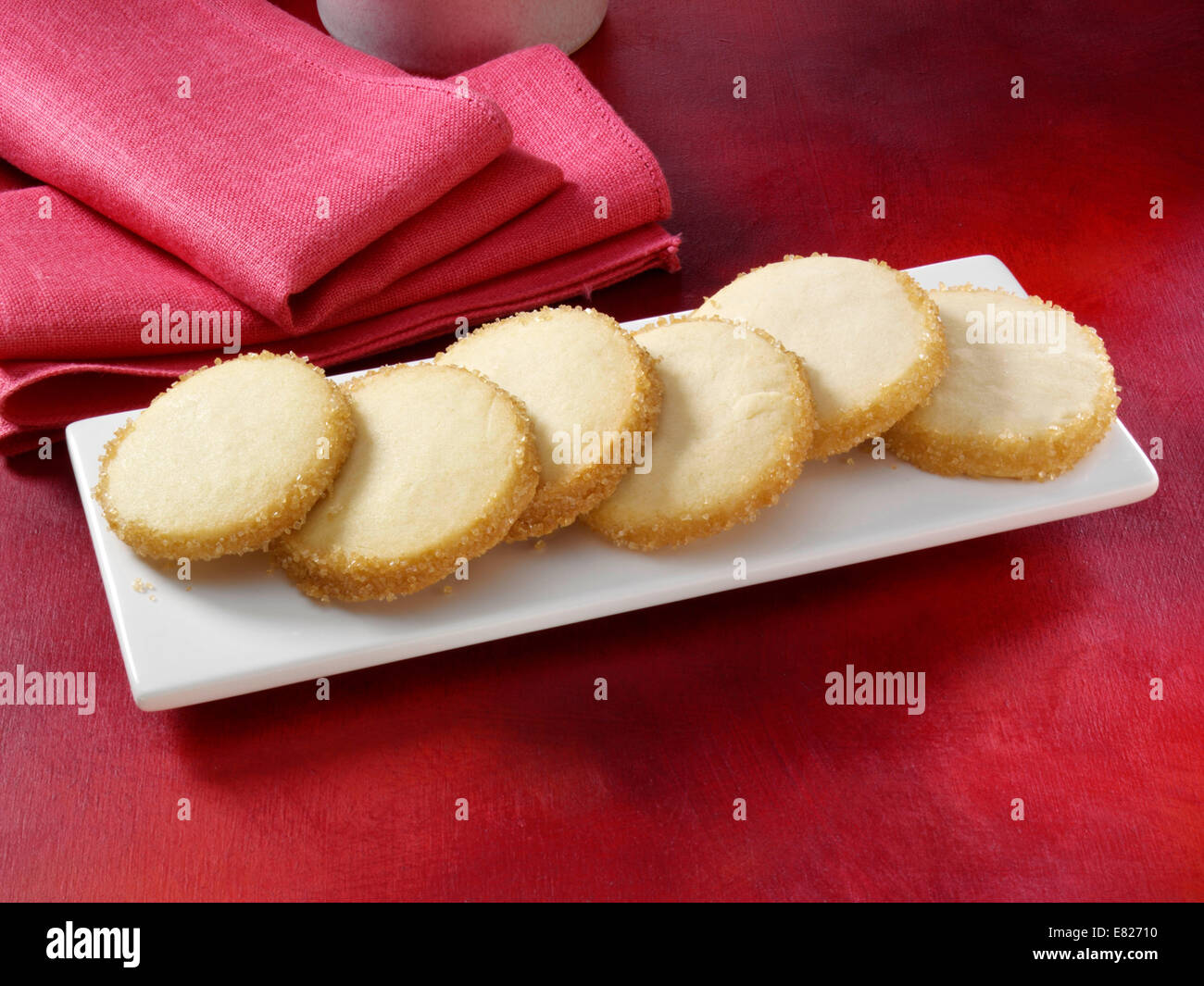 Oven Baked Shortbread Cookies High Resolution Stock Photography and ...