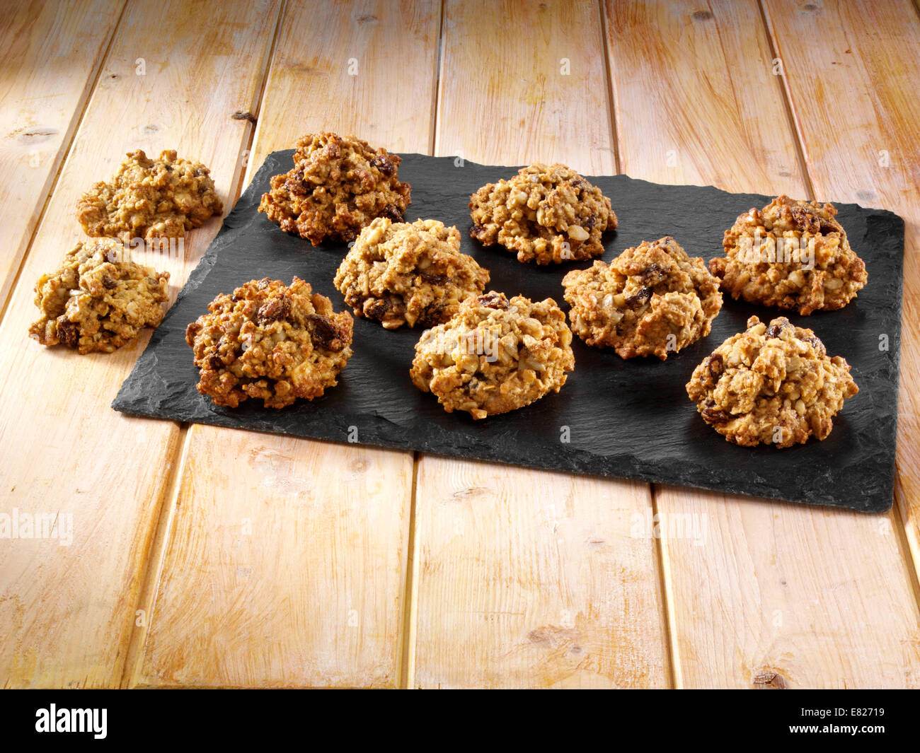 Sucanat energy cookies Stock Photo - Alamy