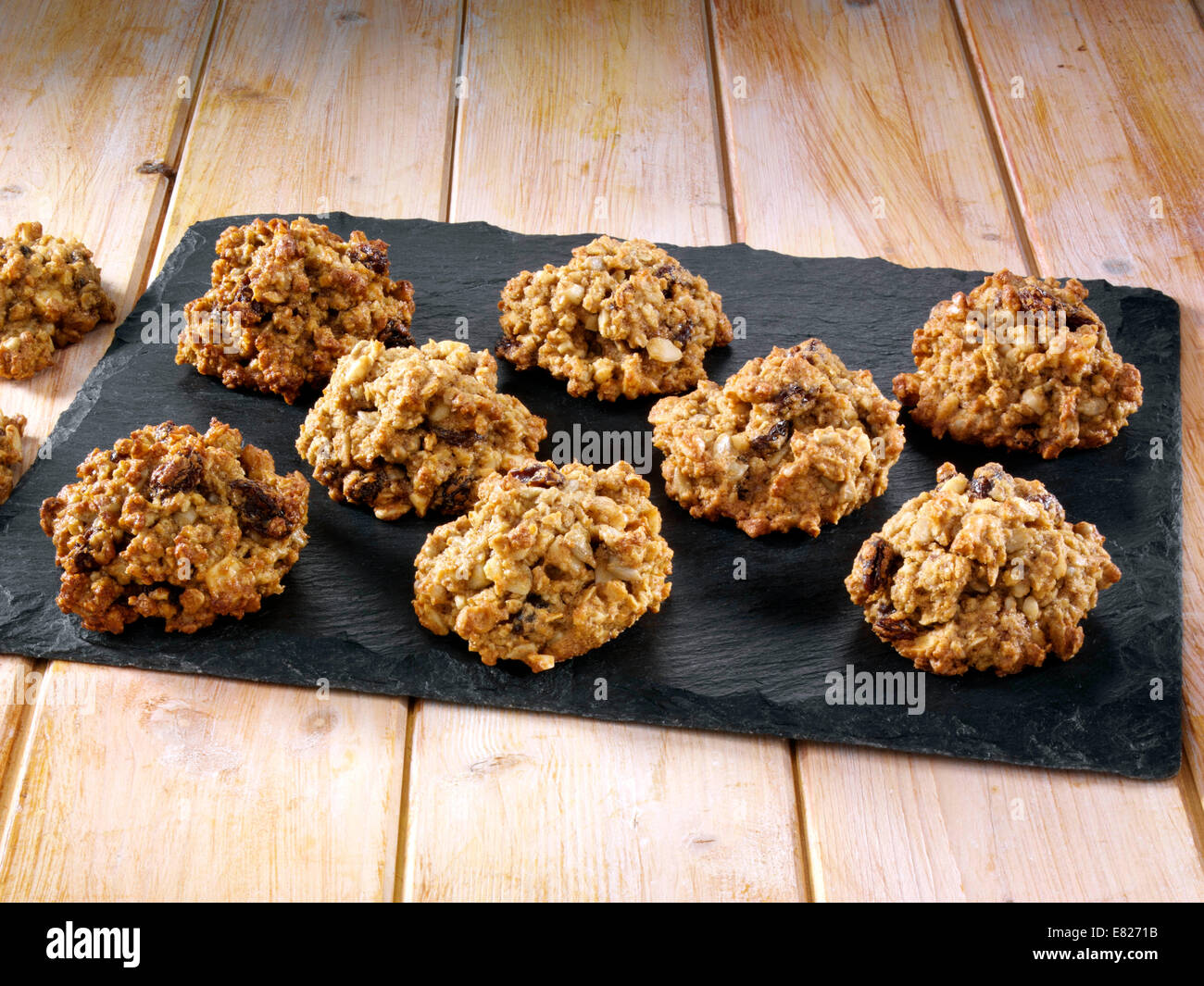 Sucanat energy cookies Stock Photo - Alamy