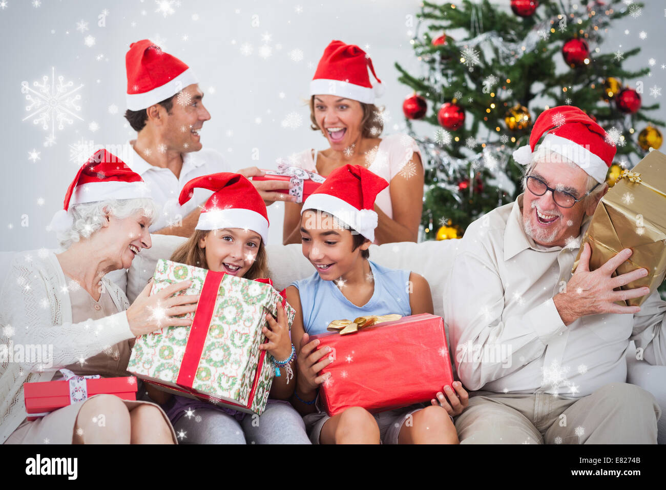 Swapping presents hi-res stock photography and images - Alamy