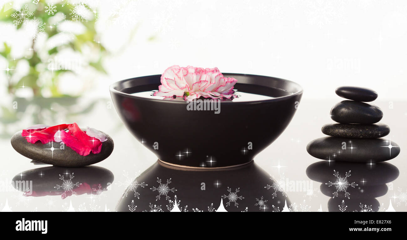 Composite image of snow Stock Photo - Alamy