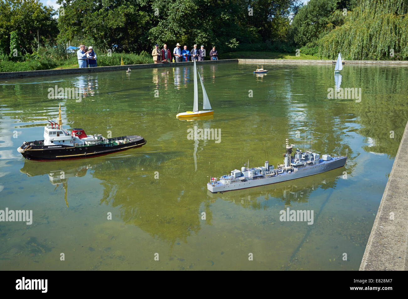 Radio controlled model boats Stock Photo - Alamy