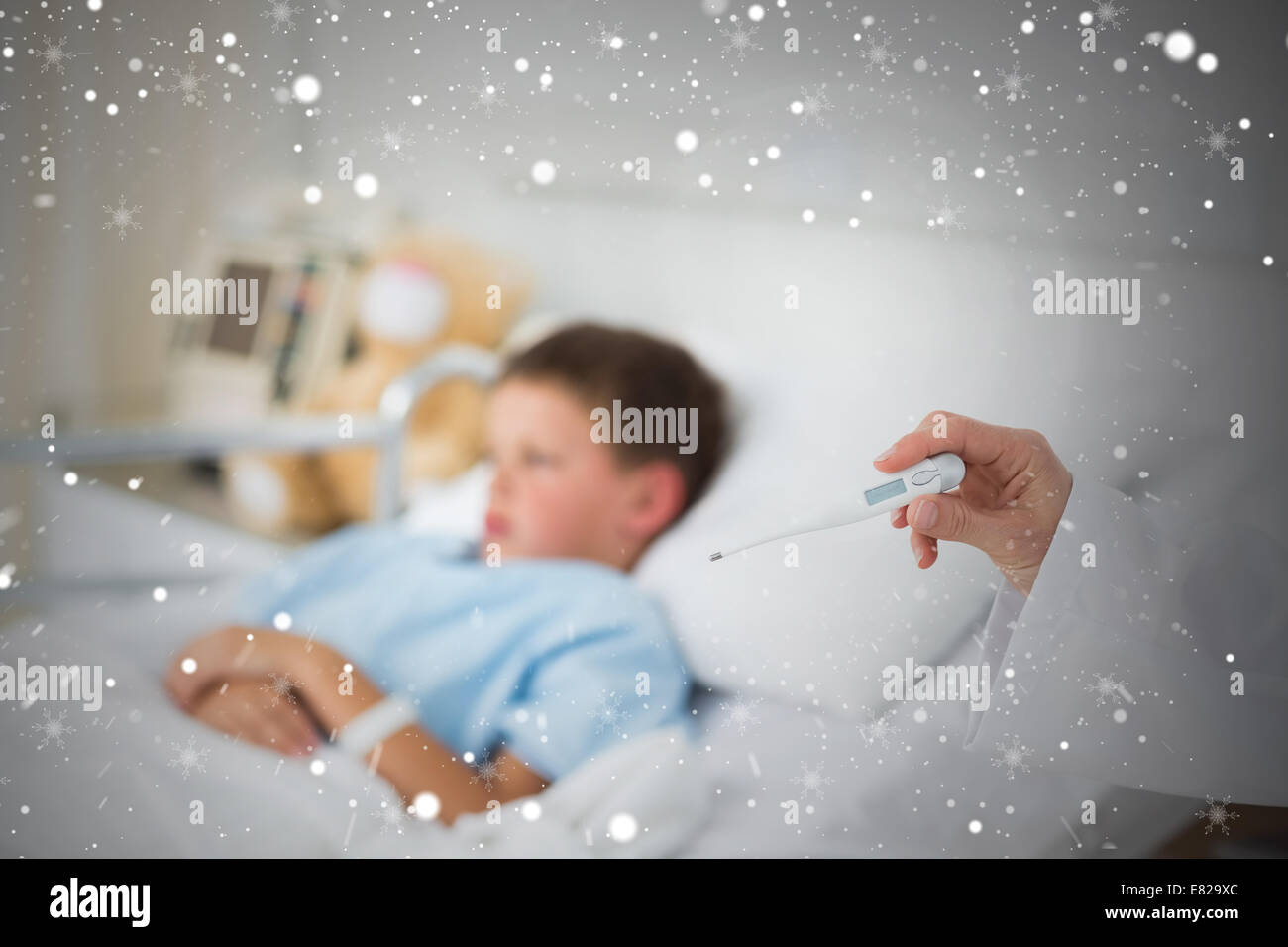 Weather thermometer boy hi-res stock photography and images - Alamy