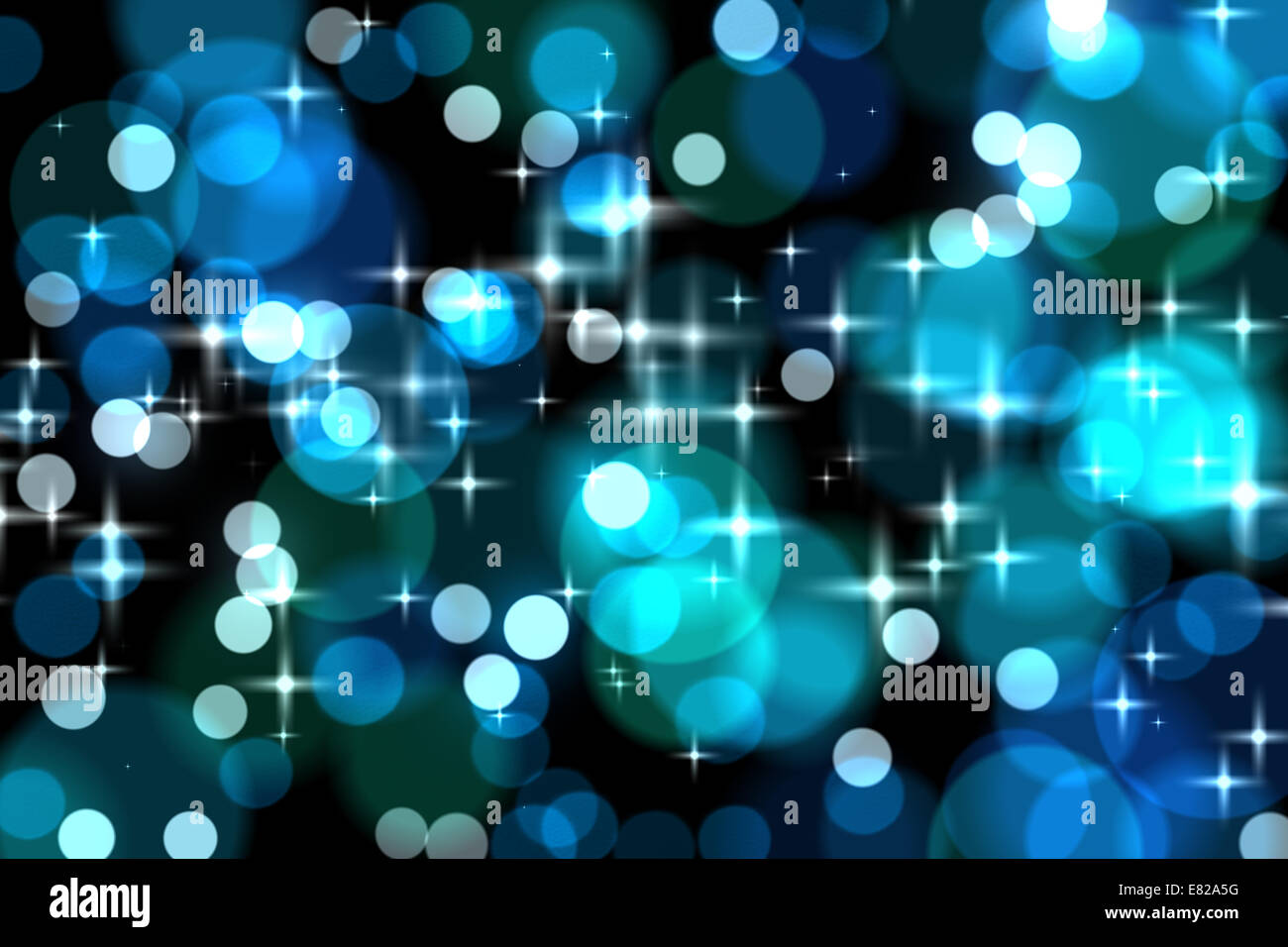 Blue glowing dots design pattern Stock Photo - Alamy