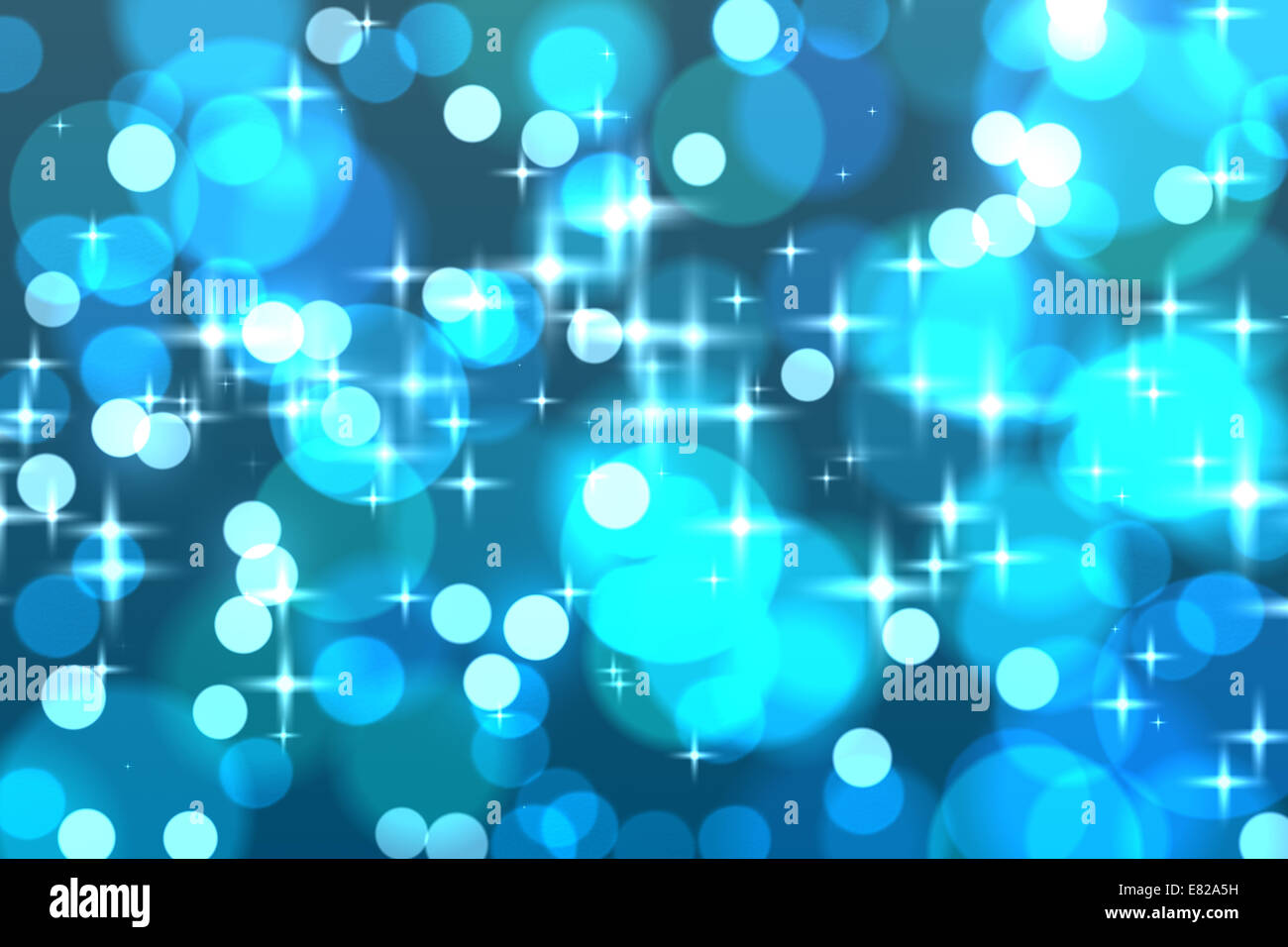 Blue glowing dots design pattern Stock Photo - Alamy
