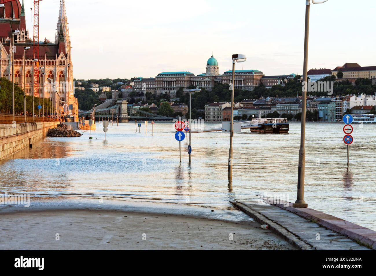 Flooding city europe storm hi-res stock photography and images - Alamy