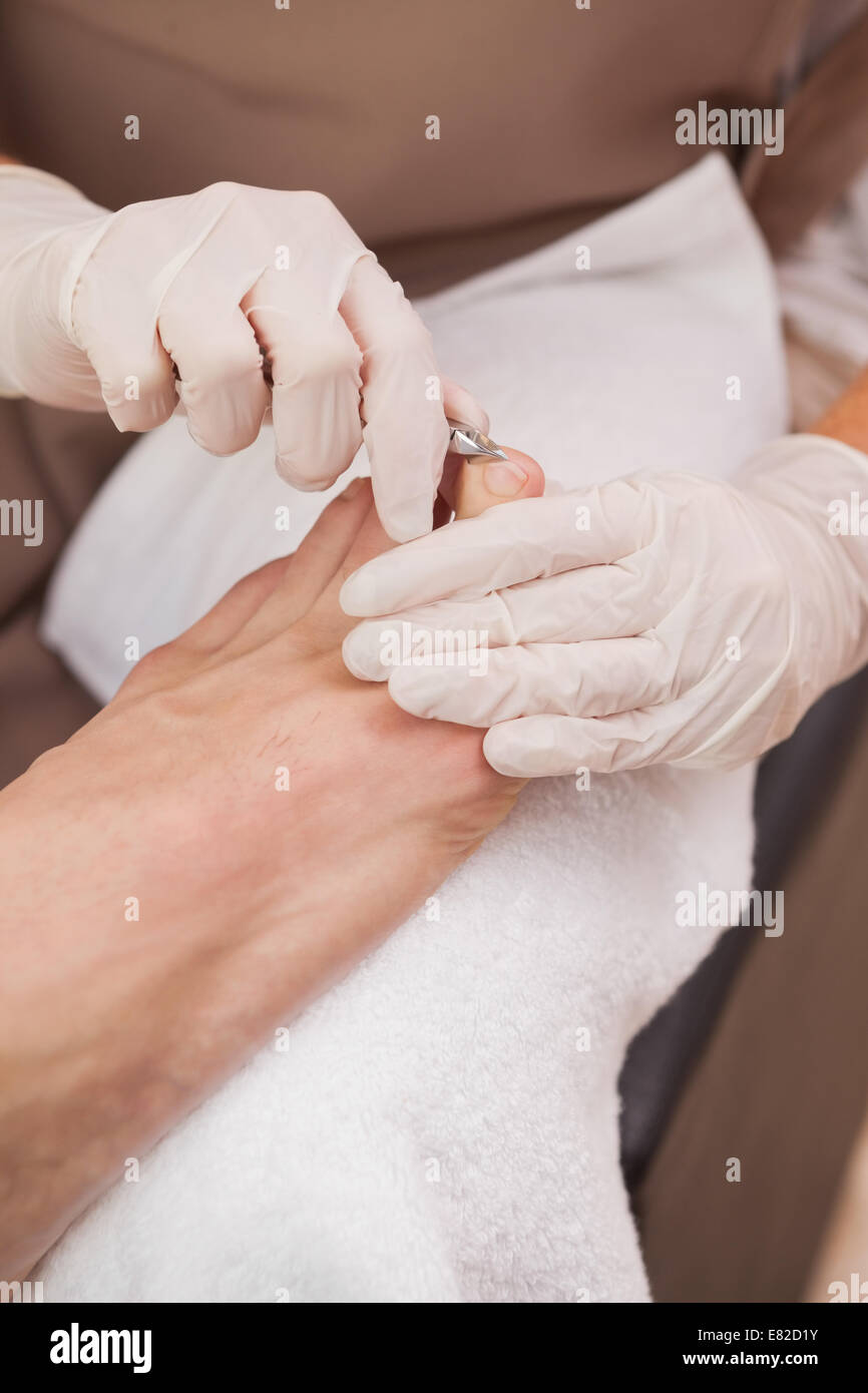 Toe cleaning hi-res stock photography and images - Alamy