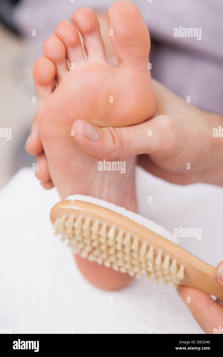 Cleaning foot hi-res stock photography and images - Alamy
