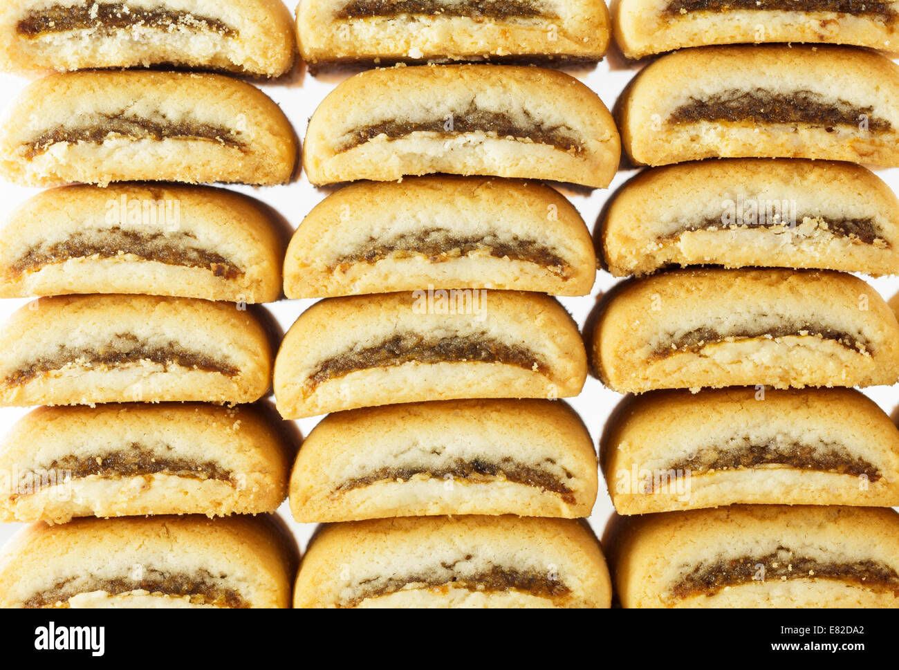 Fig Roll Biscuits Stock Photo - Alamy