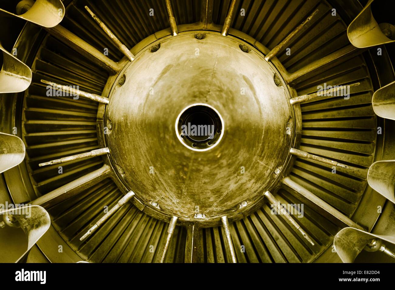 Closeup of a jet engine Stock Photo - Alamy