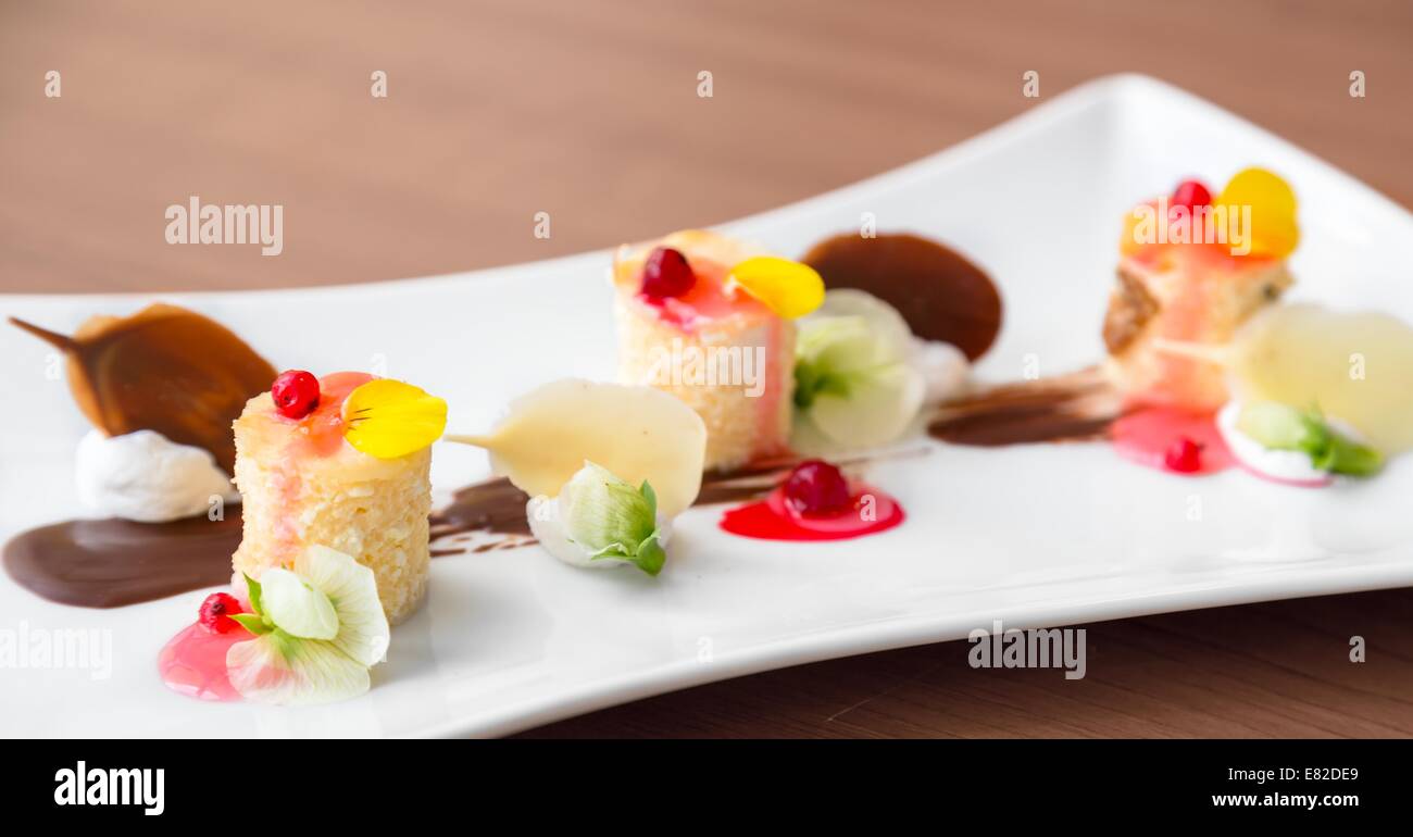 Delicious gourmet food Stock Photo - Alamy