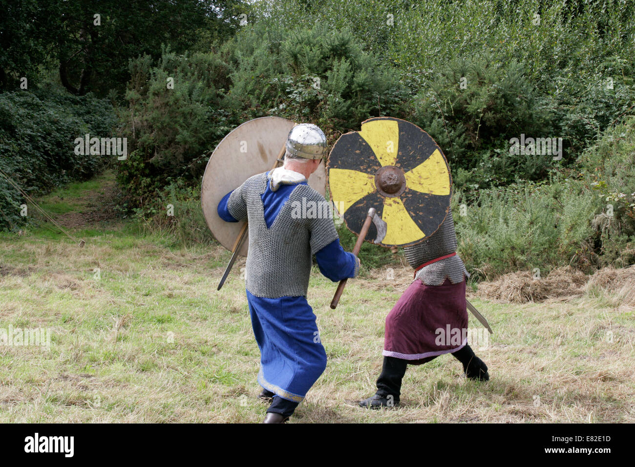 Knight shield protection heraldry hi-res stock photography and images ...